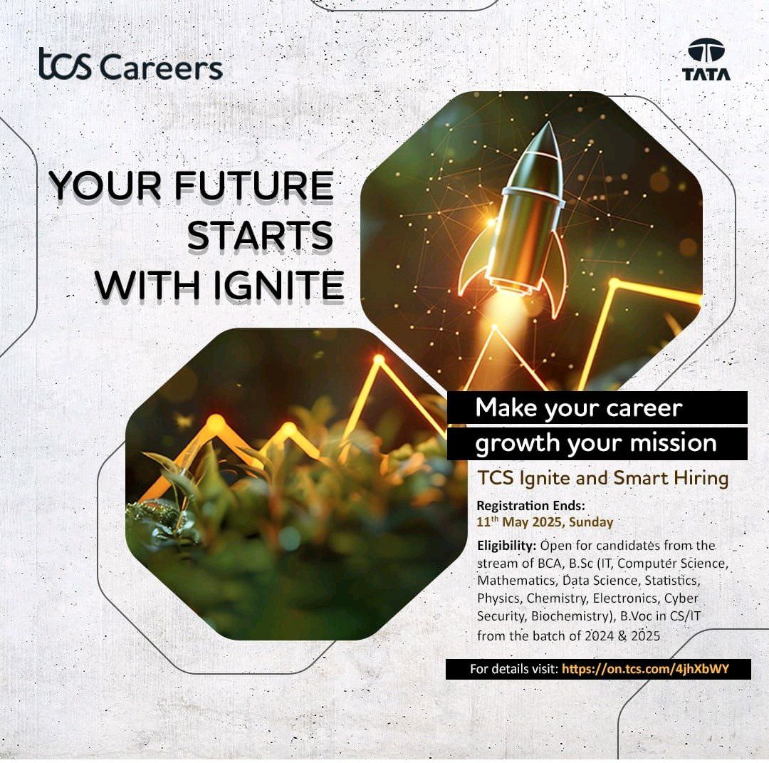 TCS Hiring For BCA & BSC Candidates - Check Details